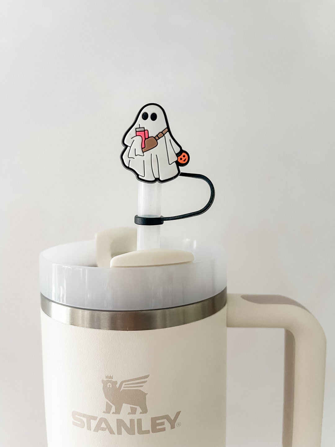 Boujee Ghost Straw Topper 10MM for Tumbler Straw Buddy Spooky Halloween ...