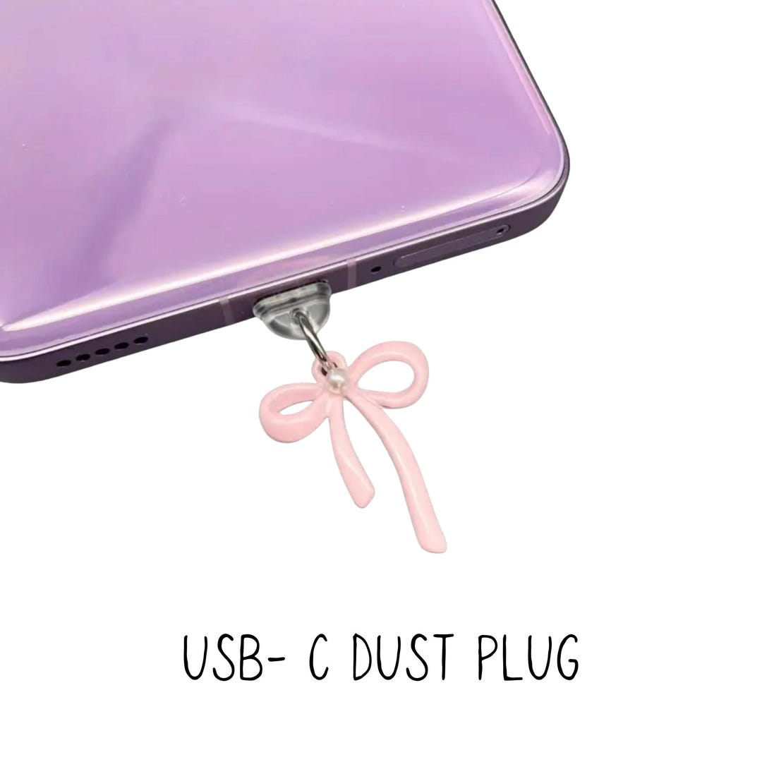 Dust Plug Charm Type C/USB C Dust Plug Port Cover Accessories Cute Star ...