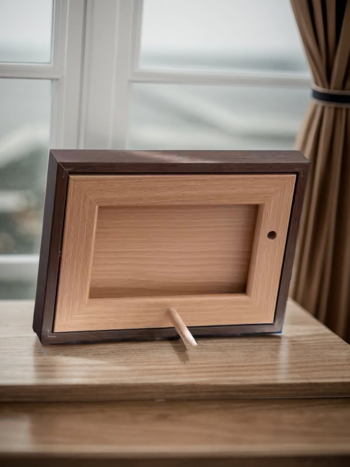 Walnut Photo Frame, Wedding Anniversary Photo Frame, Solid Wood Picture ...