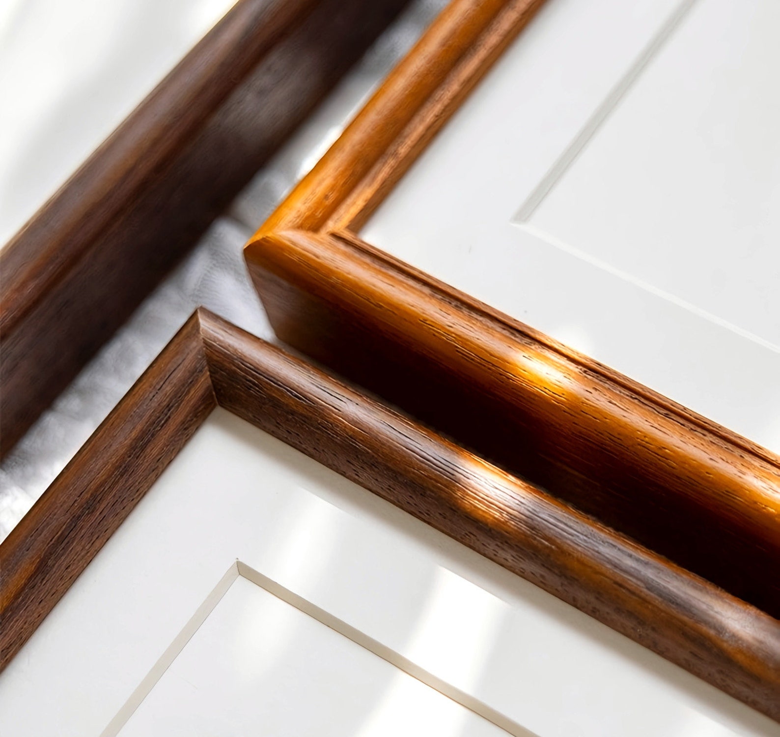 Walnut Photo Frame, Wedding Anniversary Photo Frame, Solid Wood Picture ...