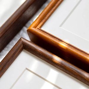 Wooden Wedding Photo Frame, Vintage Walnut Photo Frame, Custom ...