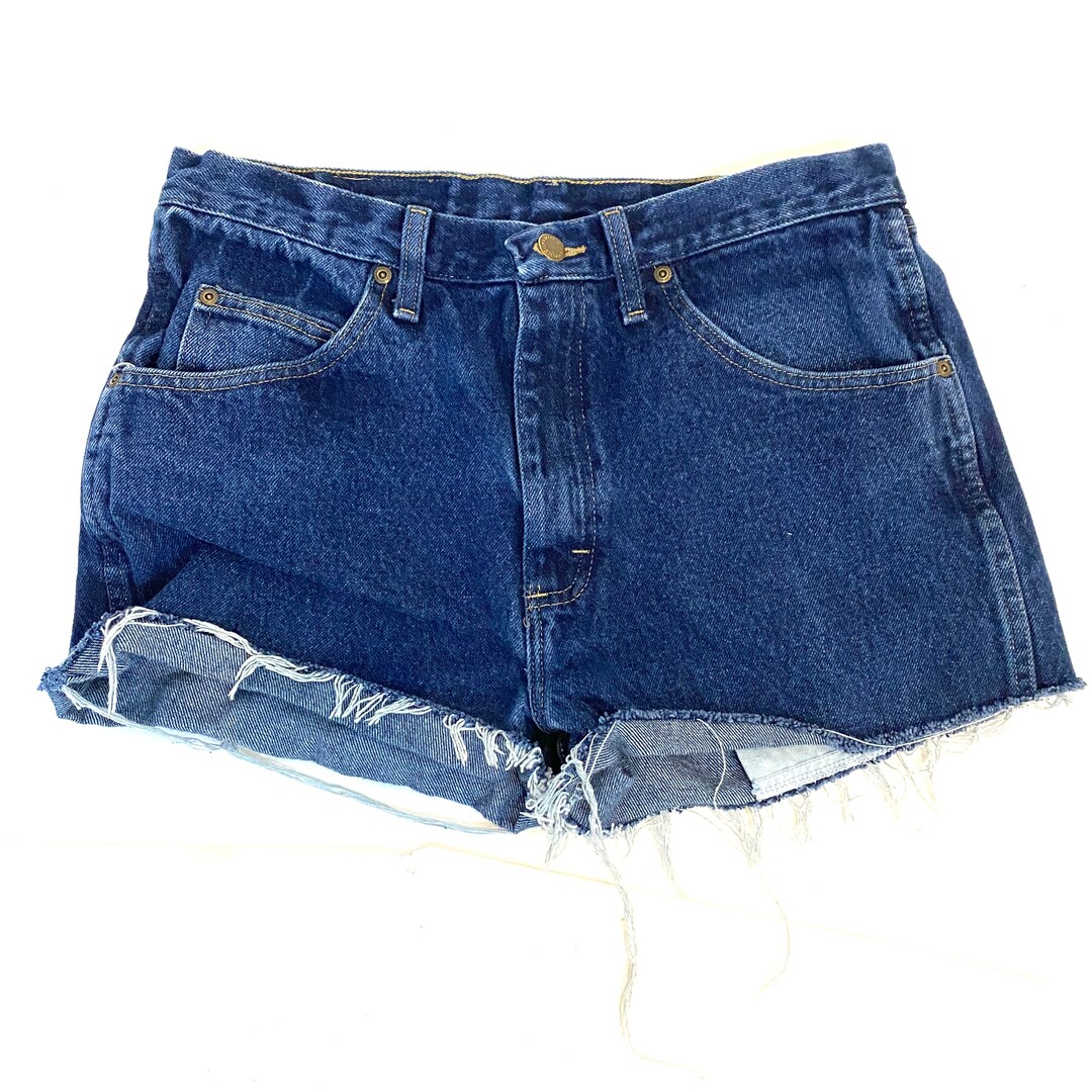Raw Destroyed Tattered Cut off Denim Short Shorts 33 - Etsy
