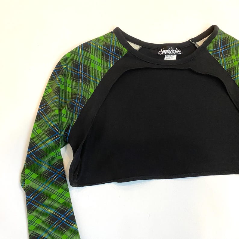 Handmade Punk Plaid Cotton Shrug Sleeves Pullover - Etsy