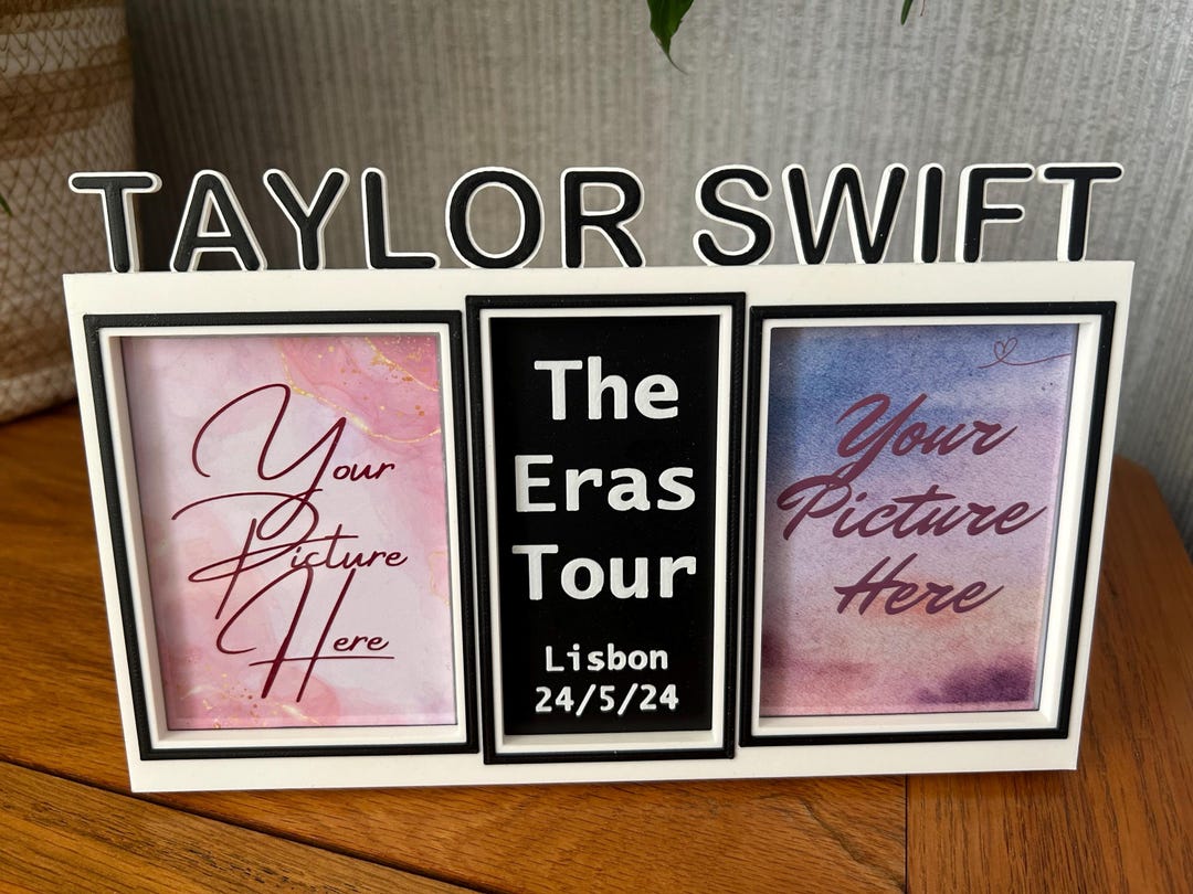 The Eras Tour Lisbon Taylor Swift Picture Frame Memorabilia Custom ...