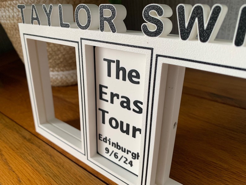 The Eras Tour Edinburgh Taylor Swift Picture Frame Memorabilia Custom ...