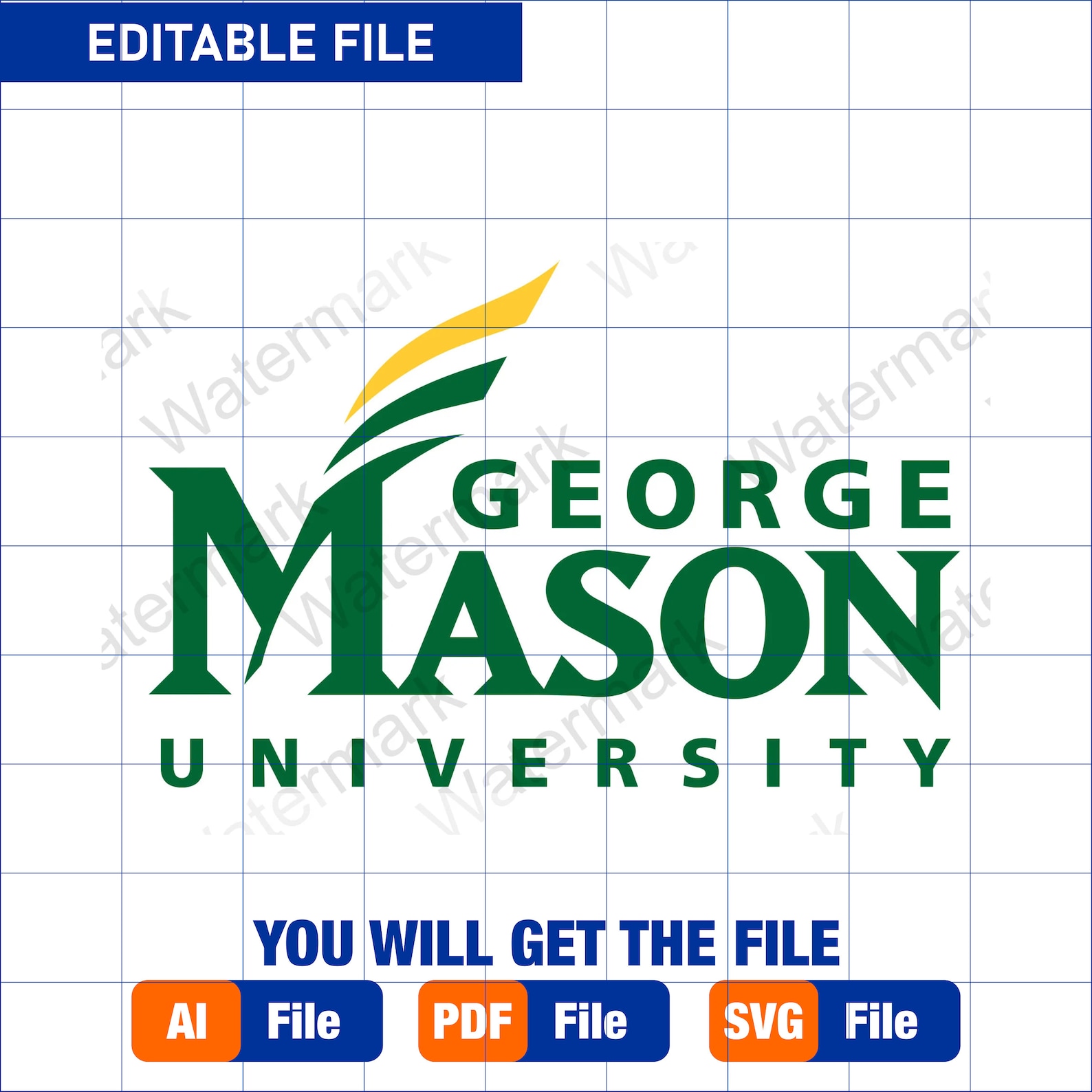 George Mason University, George Mason University Logo Vector ...