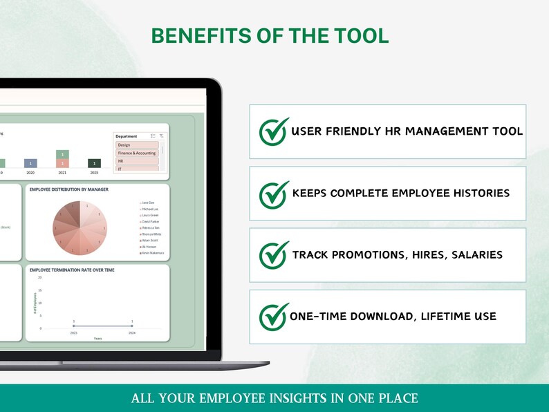 Employee Database HR Management Human Resource HR Templates Excel ...