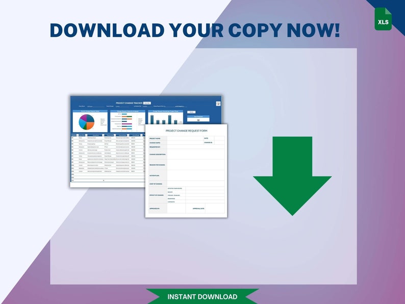 Project Change Management Excel Spreadsheet | Change Tracking Dashboard ...