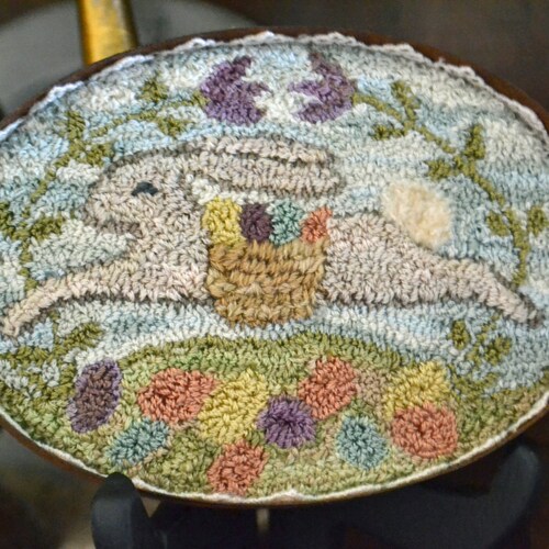 Easter Lamb Cake Spring Lamb Punch Needle Digital E-pattern | Etsy