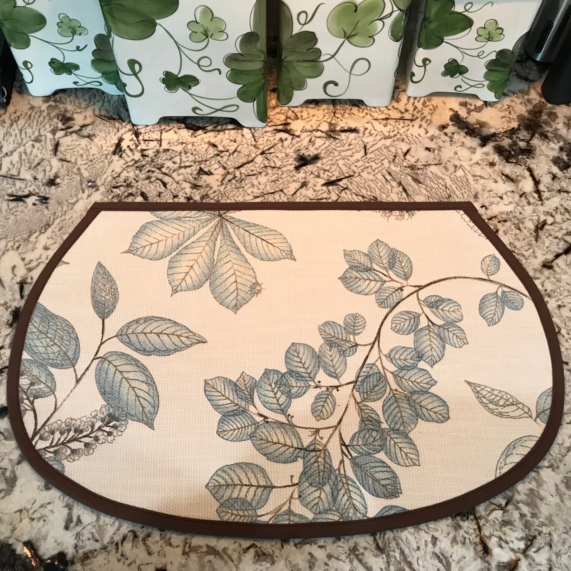 Wedge Placemats Set of Two Table Decor in Arboretum - Etsy