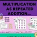 Multiplication as Repeated Addition | Using Arrays | Strategies | No ...