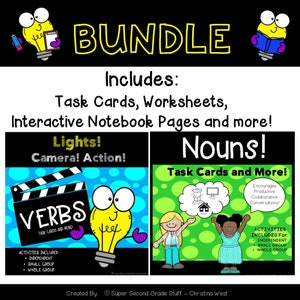 Verbs and Nouns Activities | 1st – 5th | Printable Worksheets ...