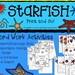 Starfish Themed Word Activities | 1st – 3rd | Homeschool | Printable ...