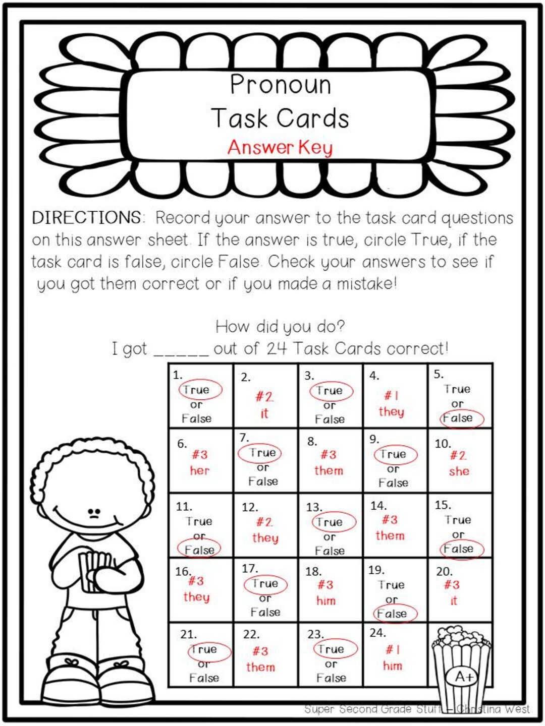 Pronoun Activities | 1st – 4th | Homeschool | Printable Worksheets ...