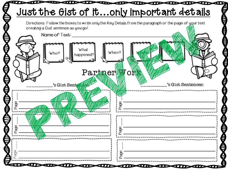 Reading Comprehension | Gist | Close Reading | Annotating | 1st – 4th ...