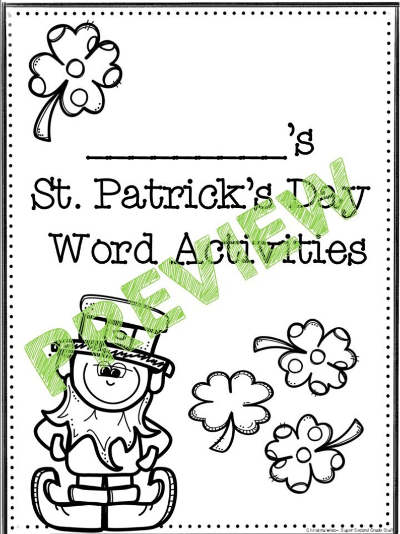 St. Patrick's Day Tales and Legends Activities | 1st – 4th | Homeschool ...