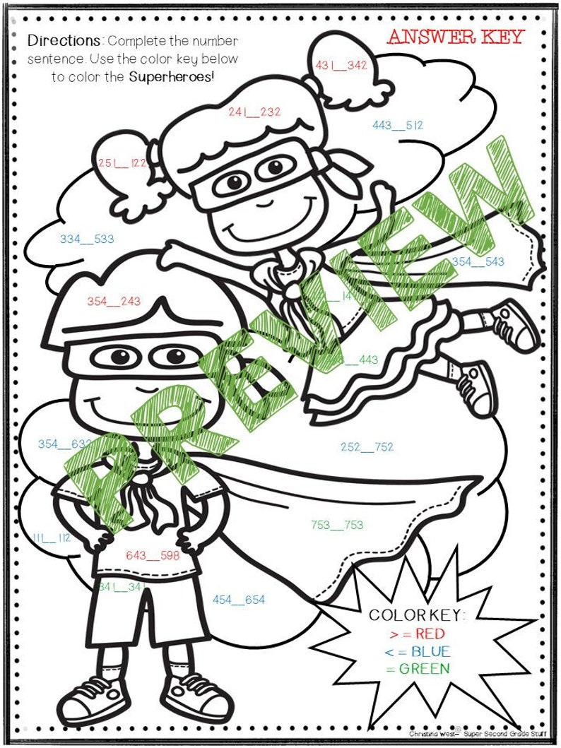 Comparing Three Digit Numbers | Comparison Symbols | Place Value ...