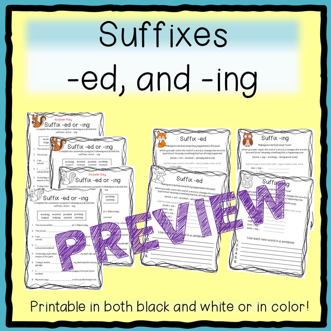 Prefix and Suffix Practice Worksheets | 1st – 5th | Homeschool ...