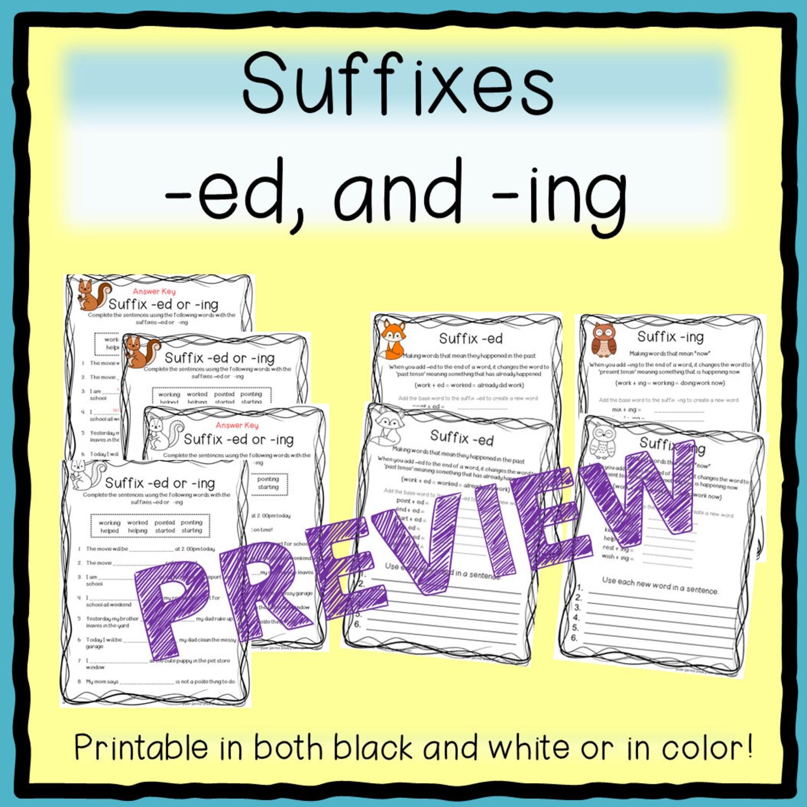 Prefix and Suffix Practice Worksheets | 1st – 5th | Homeschool ...