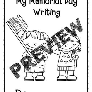 Memorial Day Writing Templates | Graphic Organizers and Stationery ...
