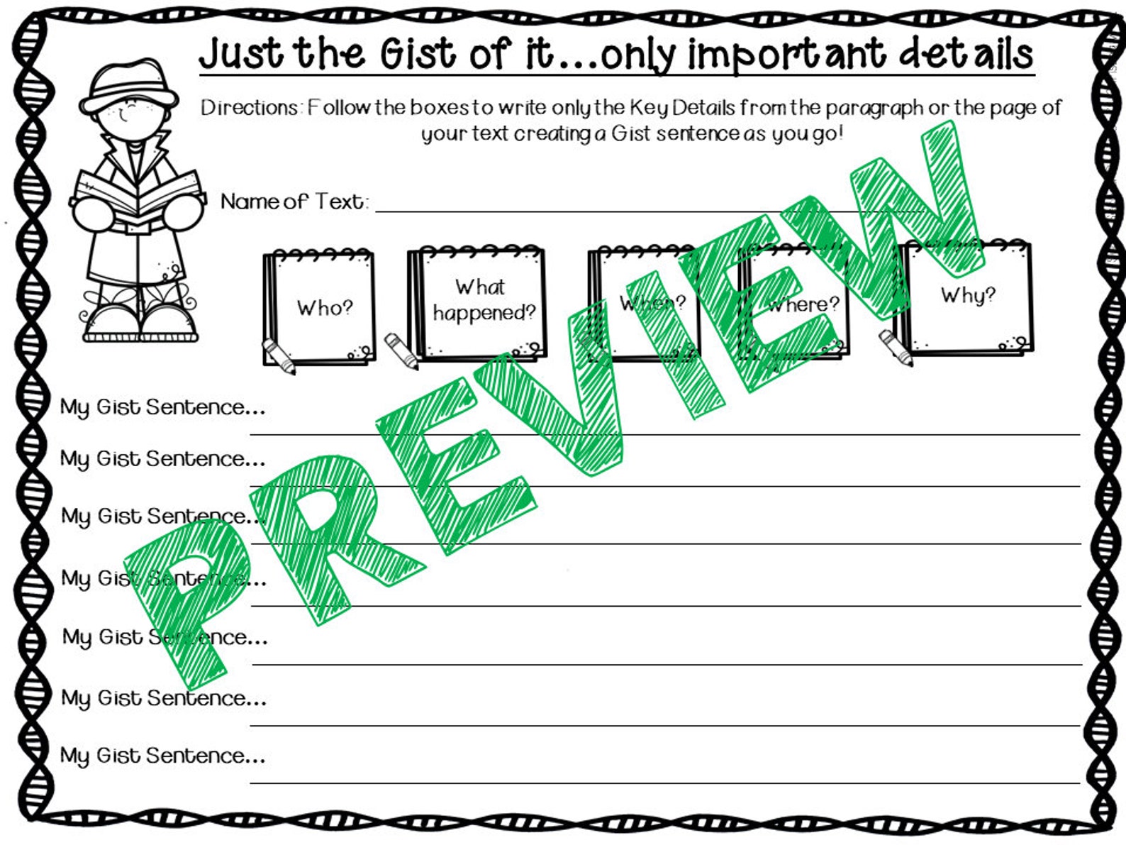 Reading Comprehension | Gist | Close Reading | Annotating | 1st – 4th ...