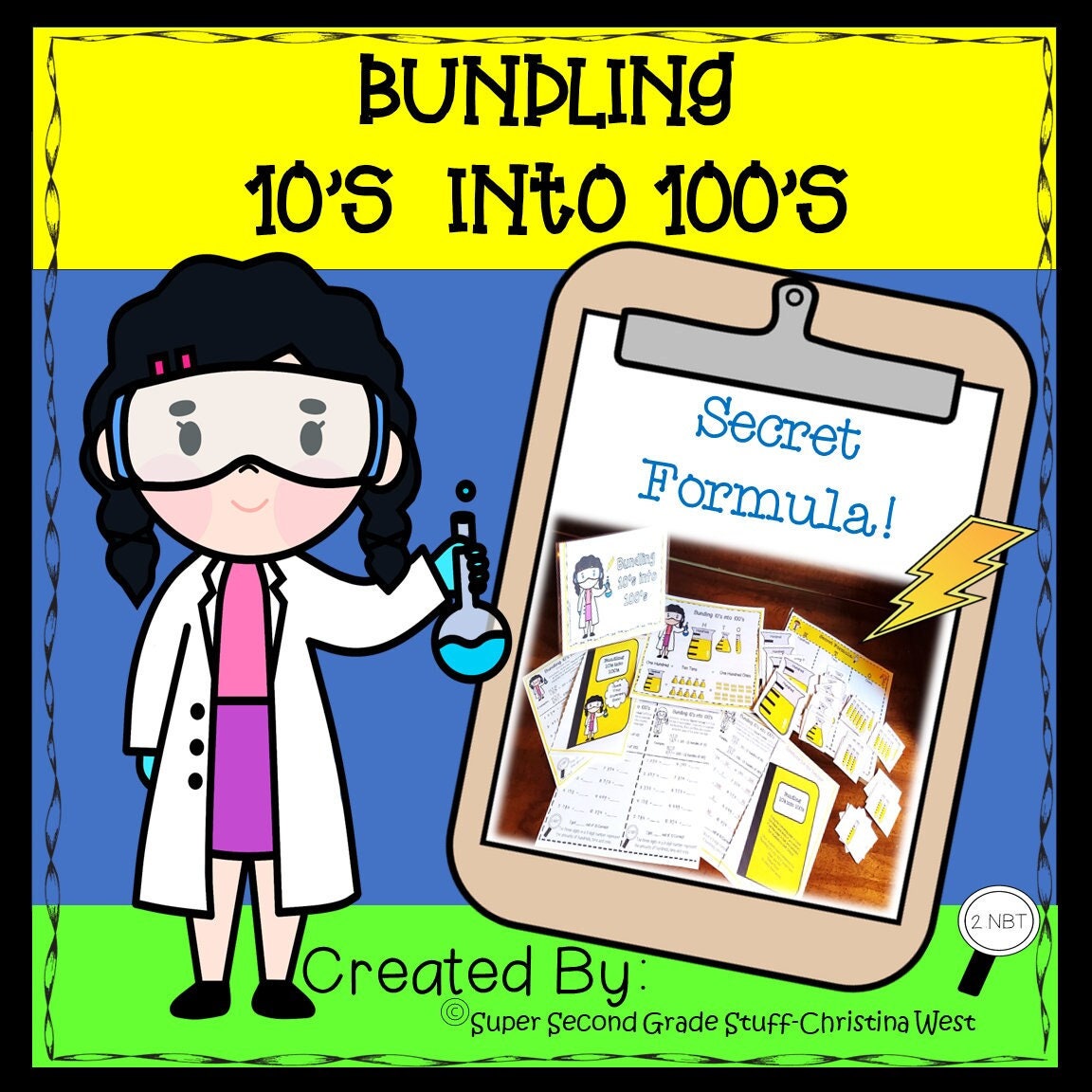 Place Value | Bundling 10s Into 100s | 1st – 4th | Secret Formula Theme ...