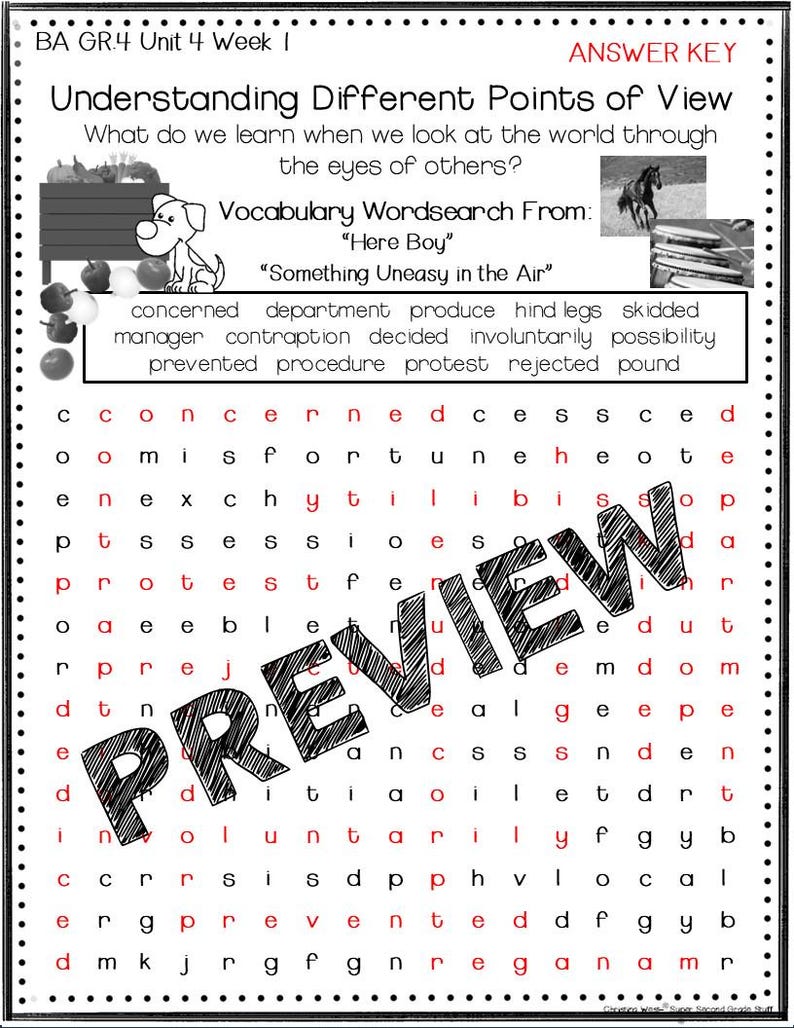 Benchmark Advance 2022 | 4th Grade | Unit 4 Three Weekly Tier 2 Vocab ...