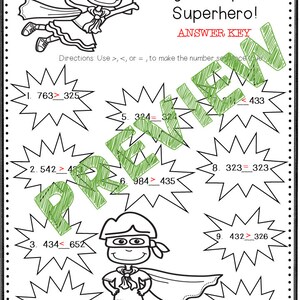 Comparing Three Digit Numbers | Comparison Symbols | Place Value ...