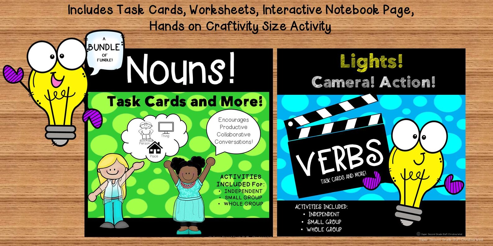 Verbs and Nouns Activities | 1st – 5th | Printable Worksheets ...