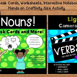 Verbs and Nouns Activities | 1st – 5th | Printable Worksheets ...