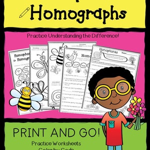 Homophones and Homographs Activities | 1st – 4th | Spring Theme ...