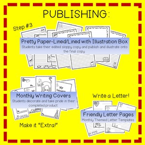 Monthly Writing Templates | Graphic Organizers | 1st – 4th | Homeschool ...