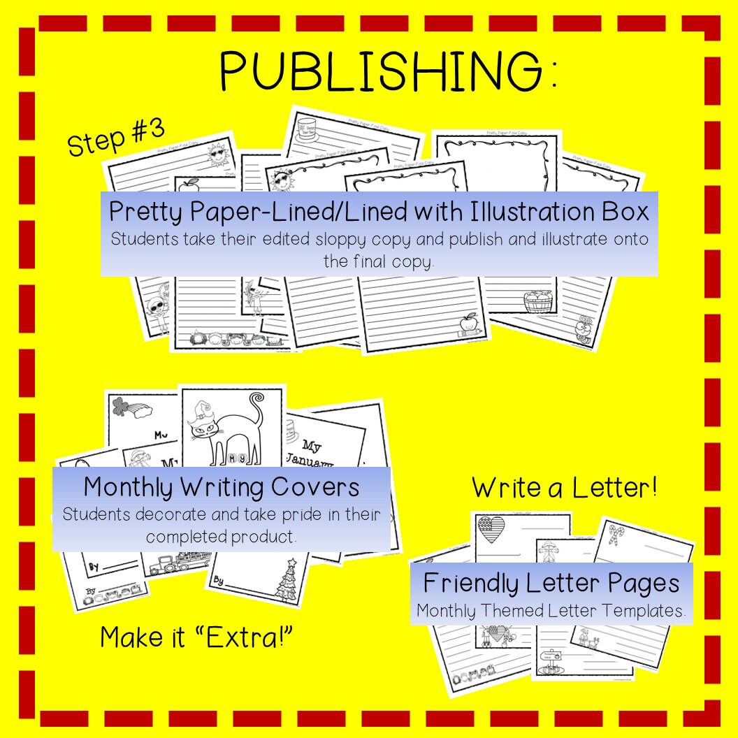 Monthly Writing Templates | Graphic Organizers | 1st – 4th | Homeschool ...