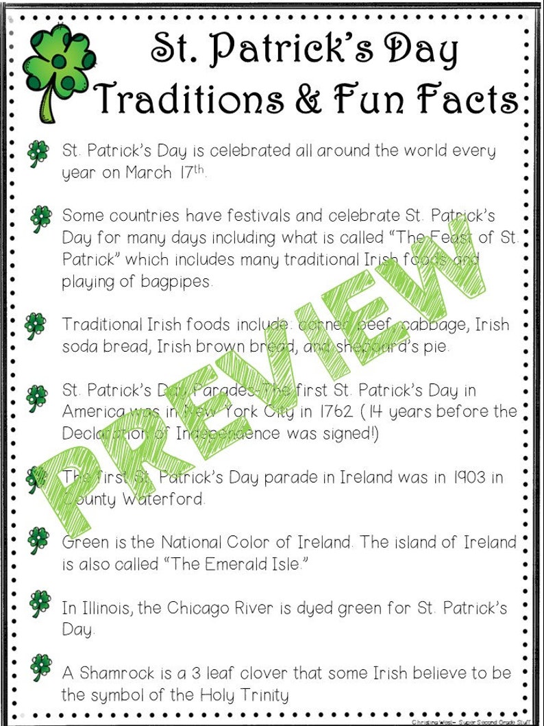 St. Patrick's Day Tales and Legends Activities | 1st – 4th | Homeschool ...