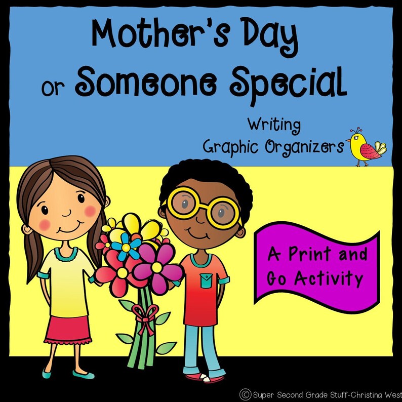 Mother's Day Writing Templates | Graphic Organizers and Stationery ...