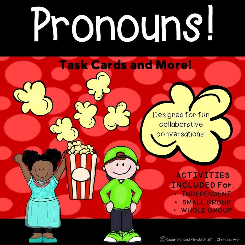 Pronoun Activities | 1st – 4th | Homeschool | Printable Worksheets ...