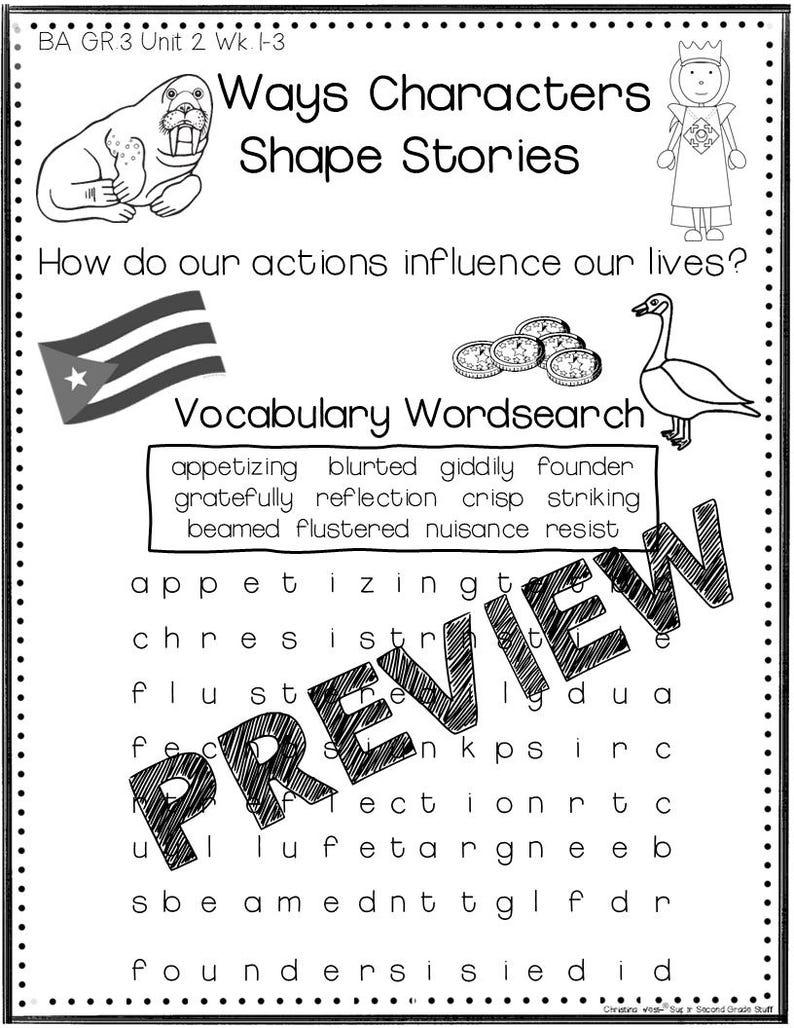 Benchmark Advance Aligned | 3rd Grade Unit 2: Activity for Kick off Day ...