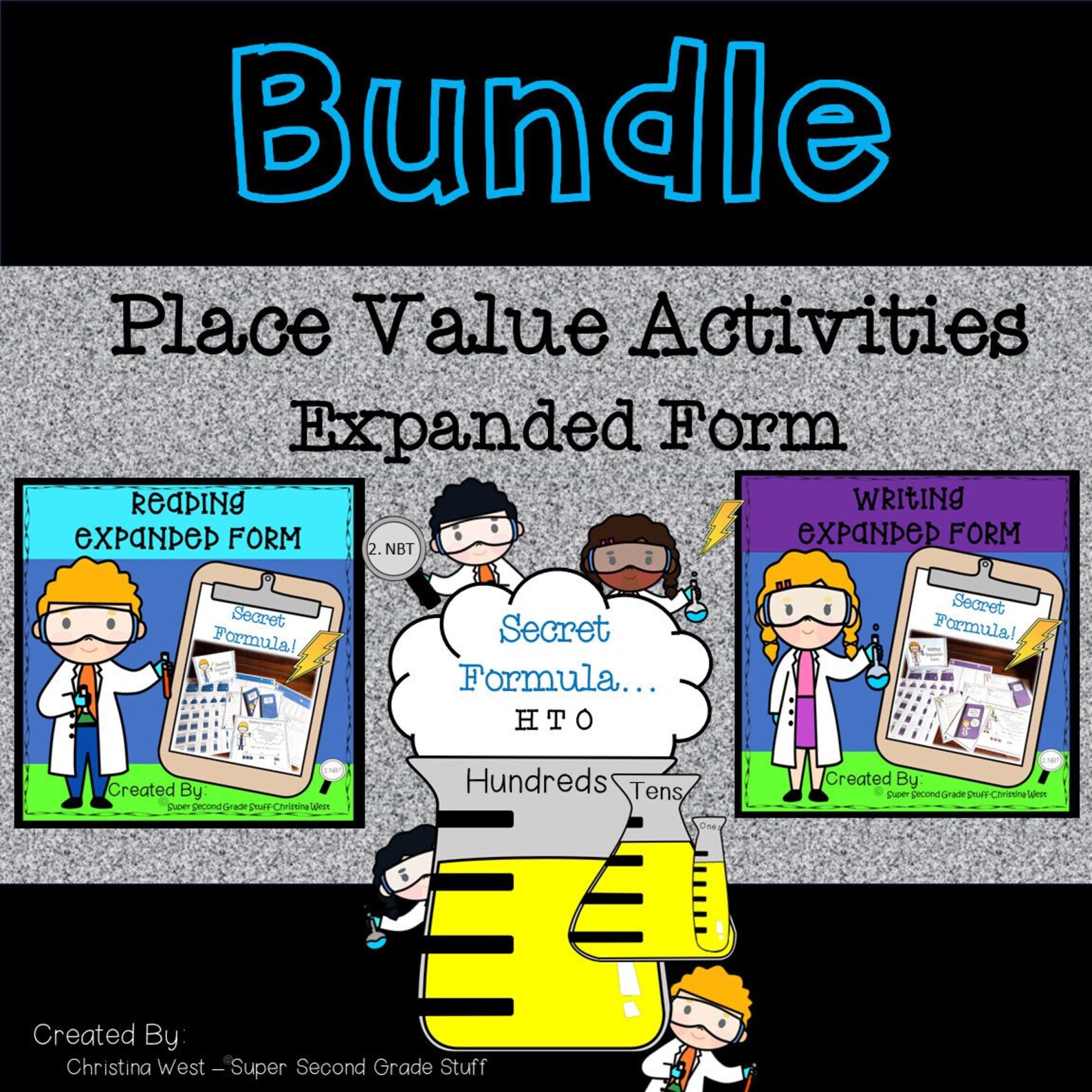 Place Value Bundle | Reading/writing Expanded Form | Room ...