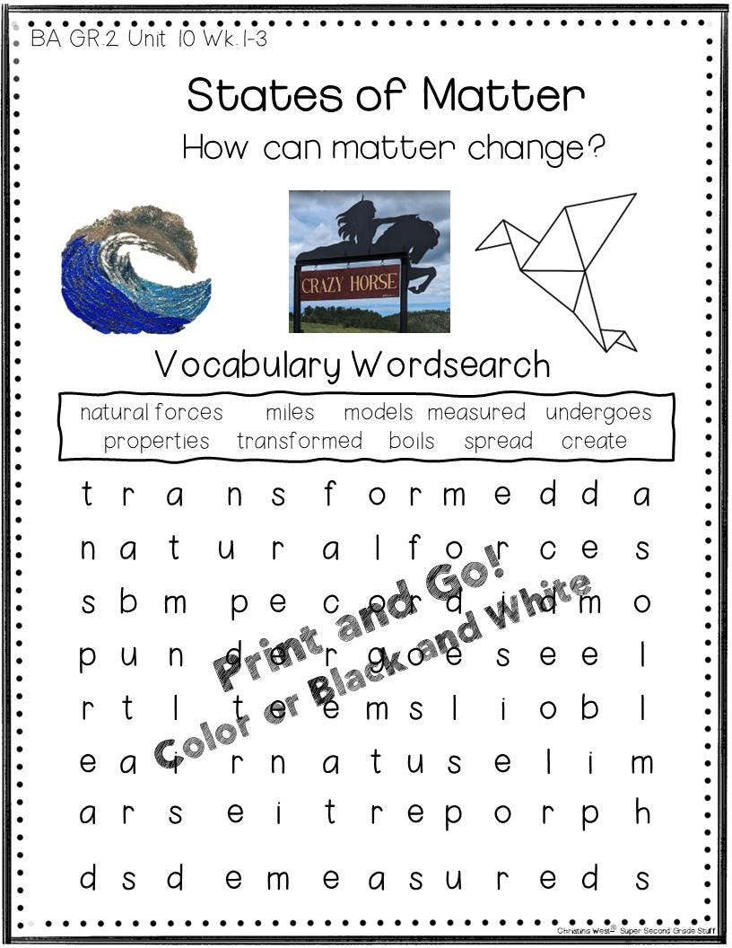 Benchmark Advance Aligned | 2nd Grade Unit 10: Activity for Kick off ...