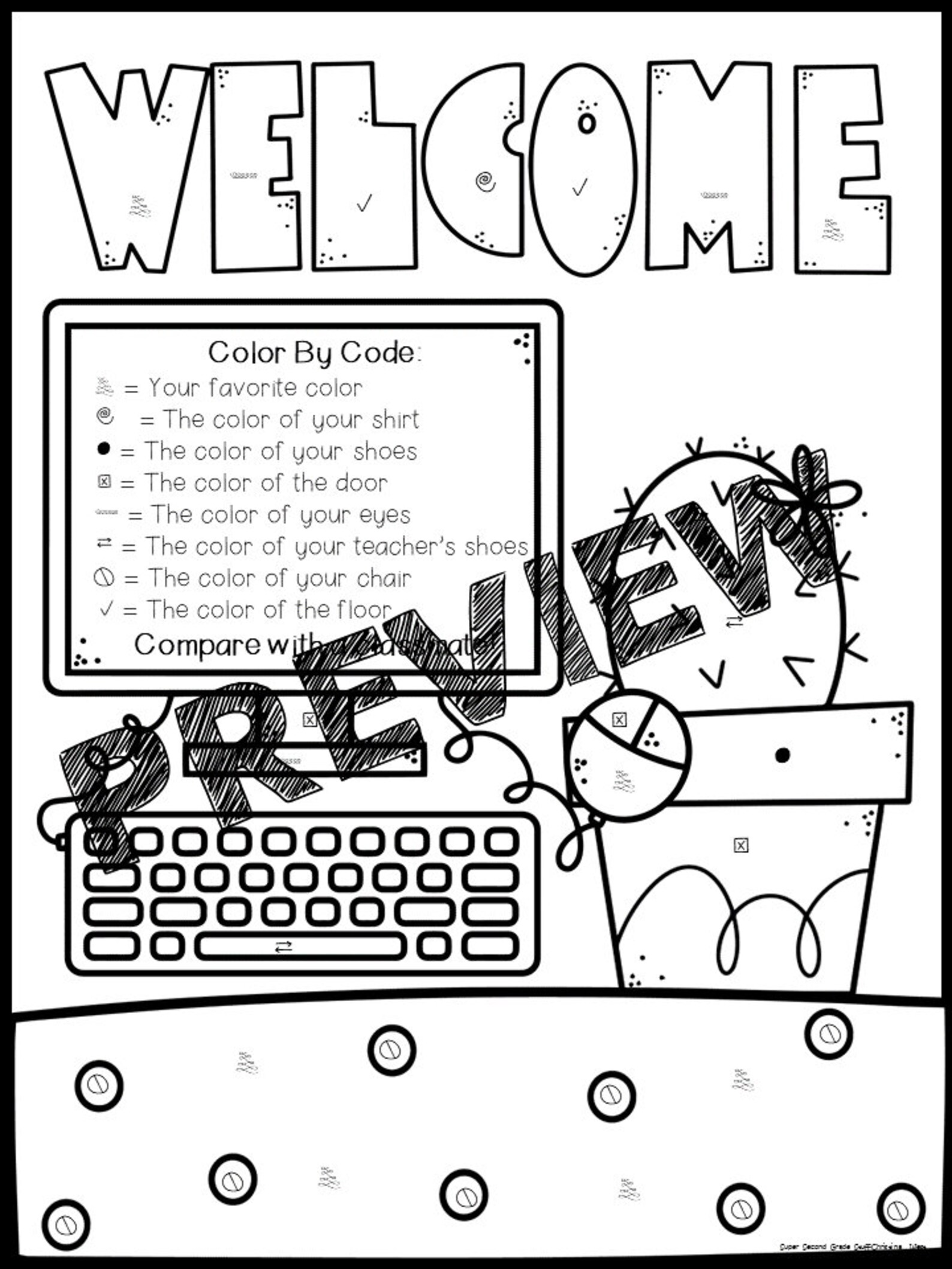 Back to School Ice Breaker Activity | 1st – 4th Grade | Printable ...