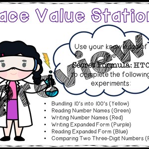 Place Value Bundle | Reading/writing Expanded Form | Room ...