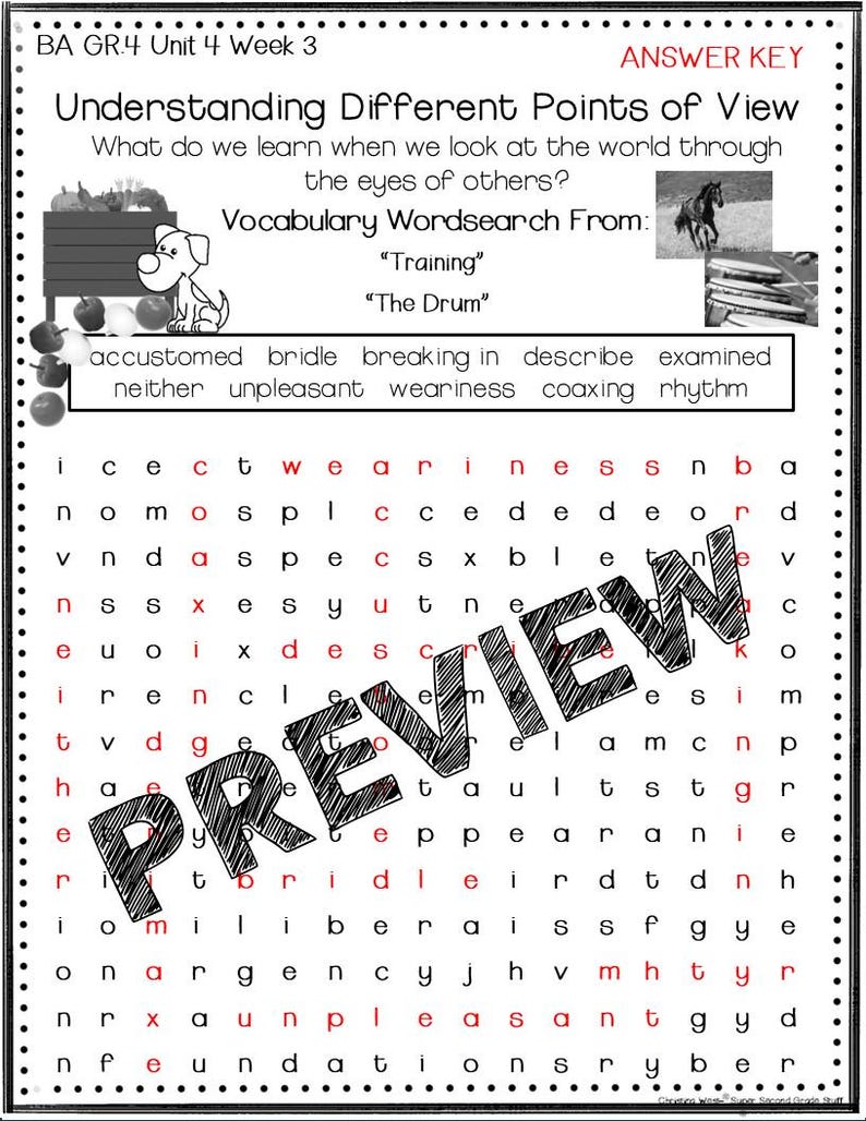 Benchmark Advance 2022 | 4th Grade | Unit 4 Three Weekly Tier 2 Vocab ...