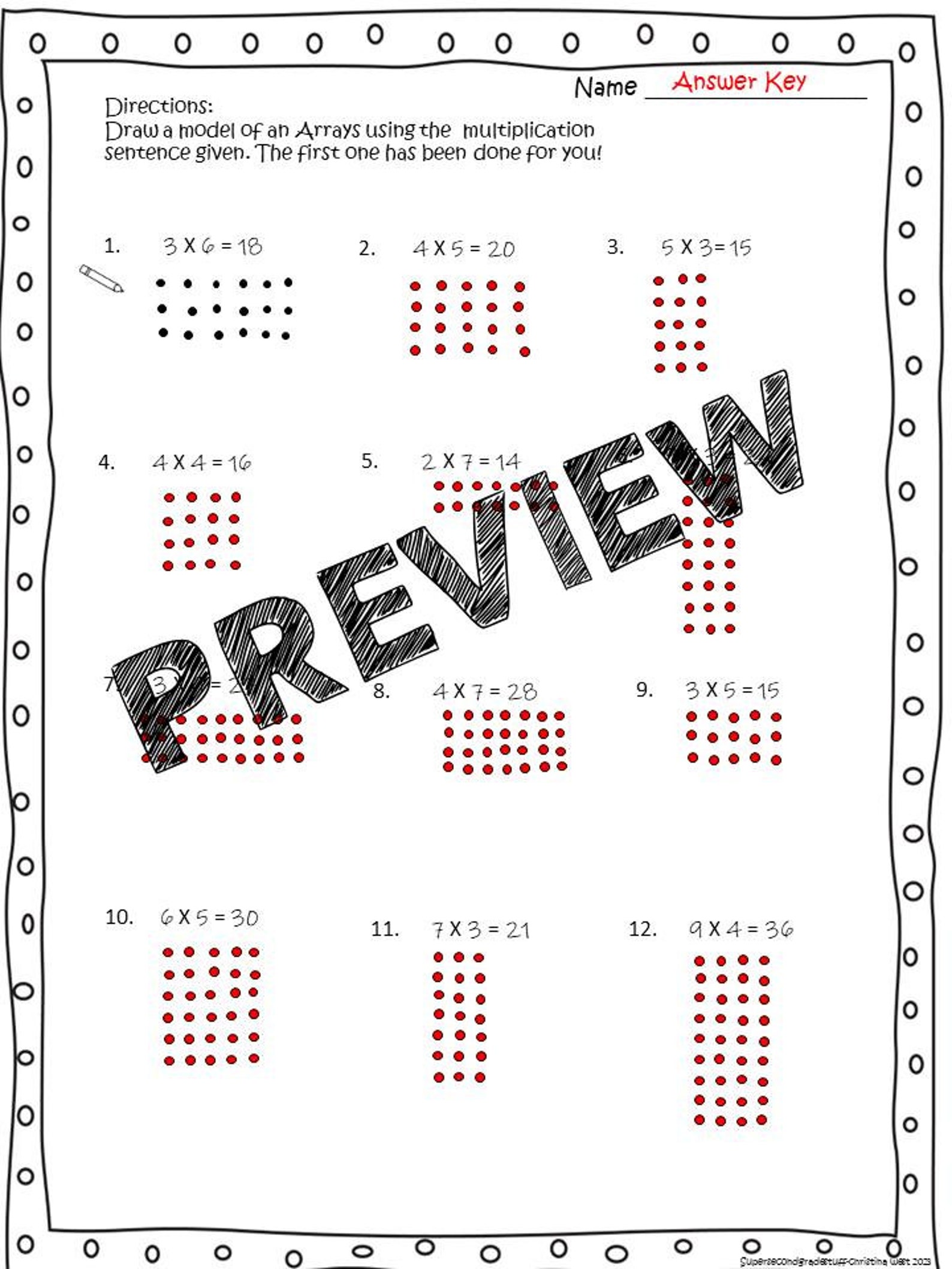Lucky Arrays! | Multiplication Using Arrays | St Patricks Day | No Prep ...