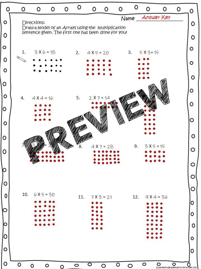 Lucky Arrays! | Multiplication Using Arrays | St Patricks Day | No Prep ...