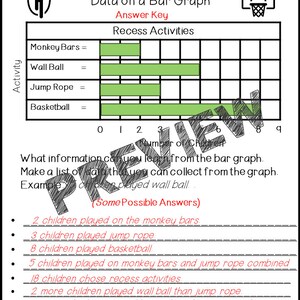 Pictographs and Bar Graphs | 1st – 3rd | Homeschool | Printable ...