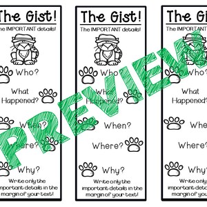 Reading Comprehension | Gist | Close Reading | Annotating | 1st – 4th ...