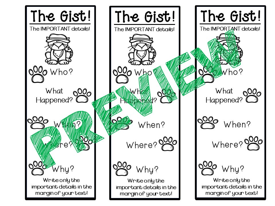 Reading Comprehension | Gist | Close Reading | Annotating | 1st – 4th ...