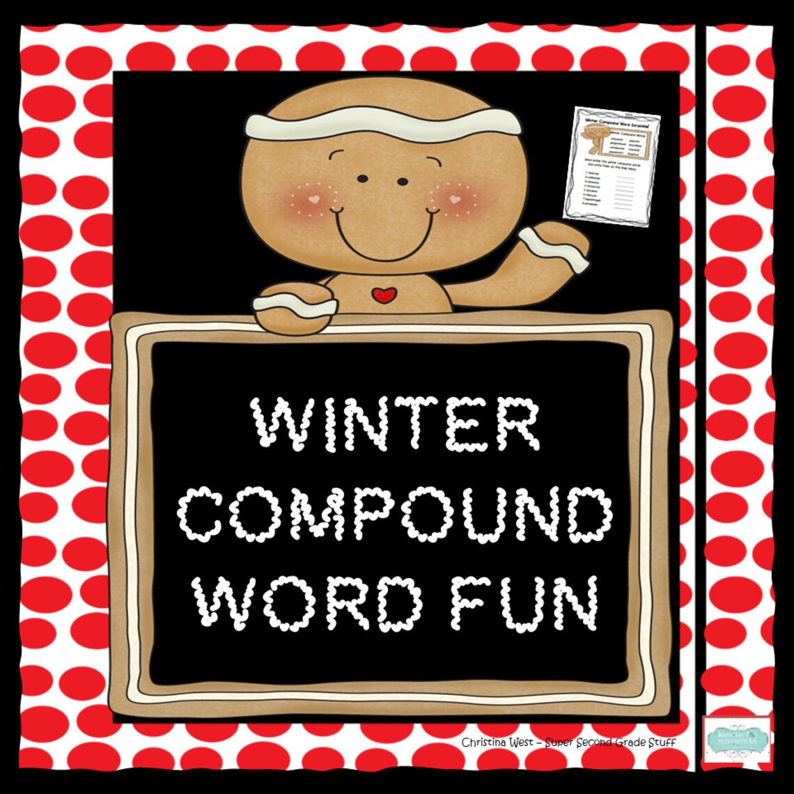 Compound Word Activities | Gingerbread | 1st – 3rd | Homeschool ...
