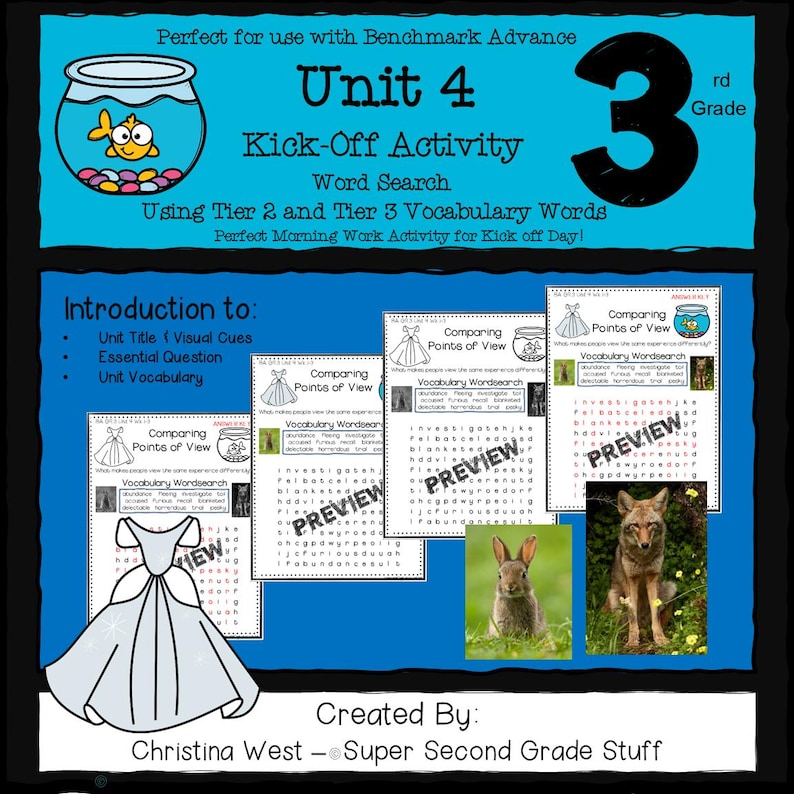 Benchmark Advance Aligned | 3rd Grade Units 1 - 5: Activities for Kick ...