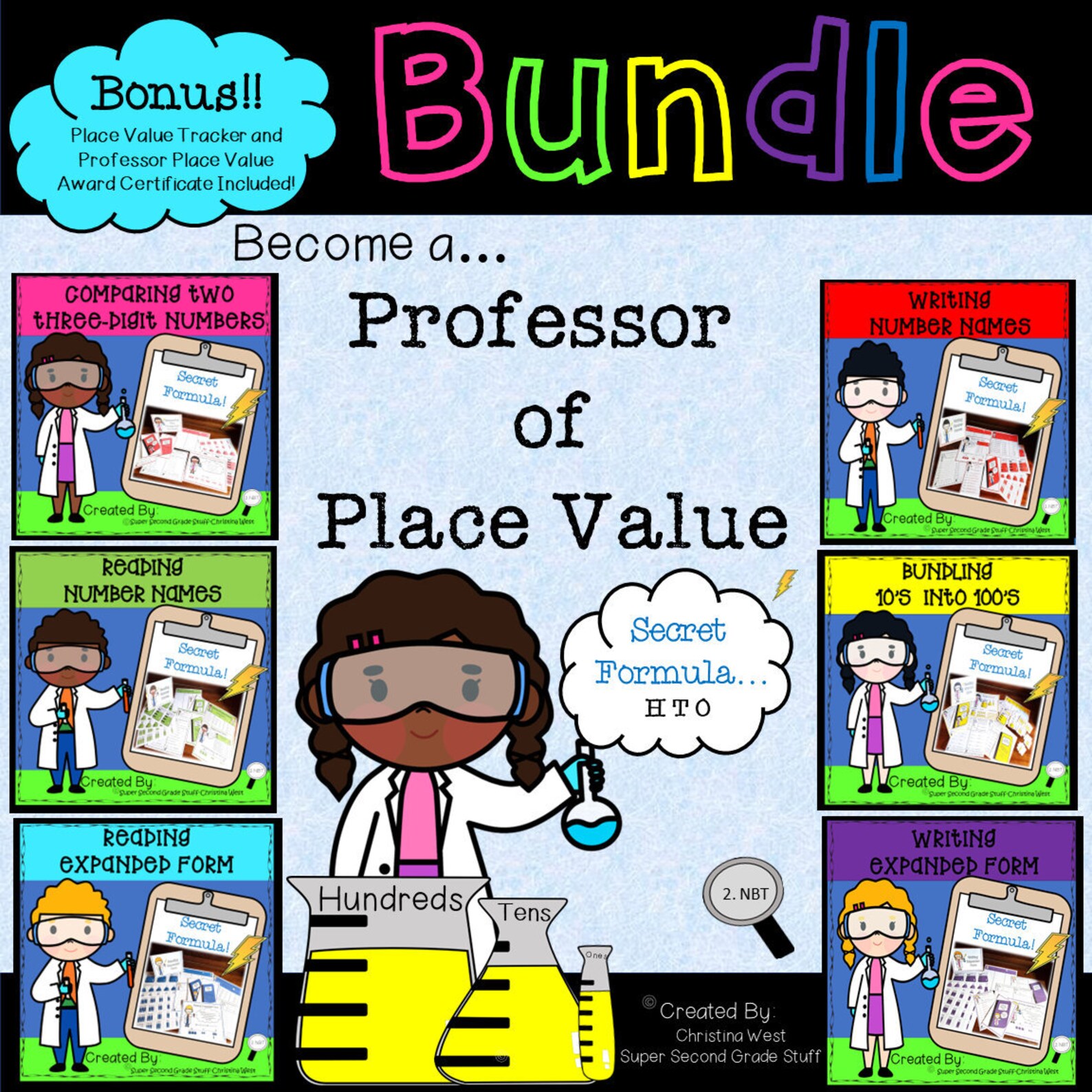 Place Value Bundle| Reading/writing Expanded Form | Reading/writing ...